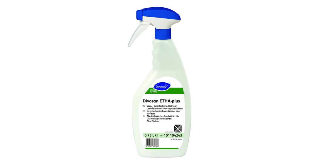 Diversey Divosan ETHA-plus - Sproei-desinfectiemiddel | PureHygiene.nl