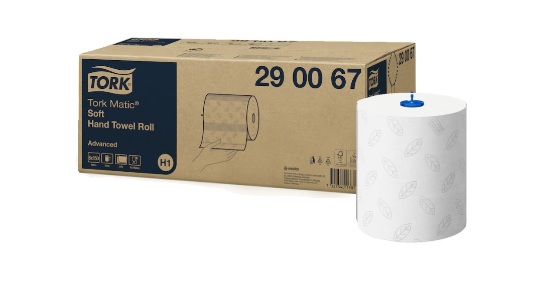 Tork 290067 Handdoekrol Advanced 2-laags 150m x 21cm H1 6st ...