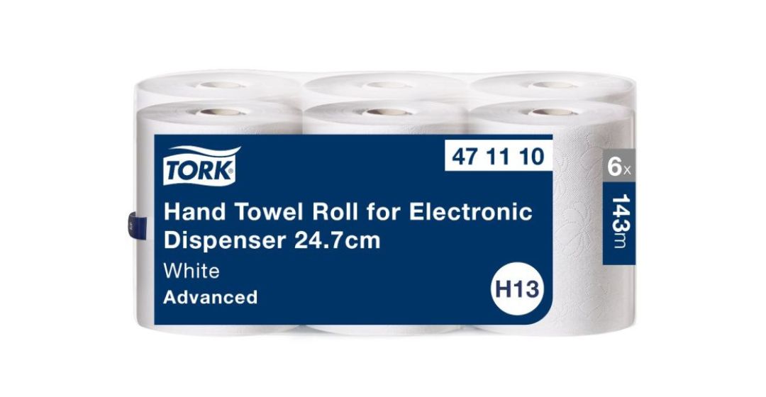 Tork 471110 | Handdoekrol | 2-laags | H13 | 24,7cm | Wit | 6st ...