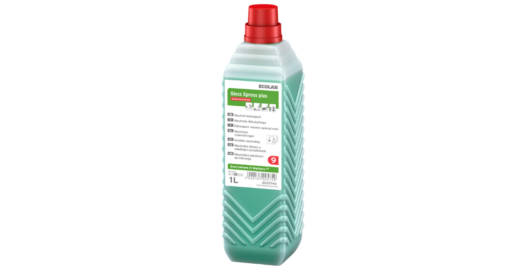 Ecolab Gloss Xpress Plus | Vloerreiniger | 6 x 1 liter | PureHygiene.nl