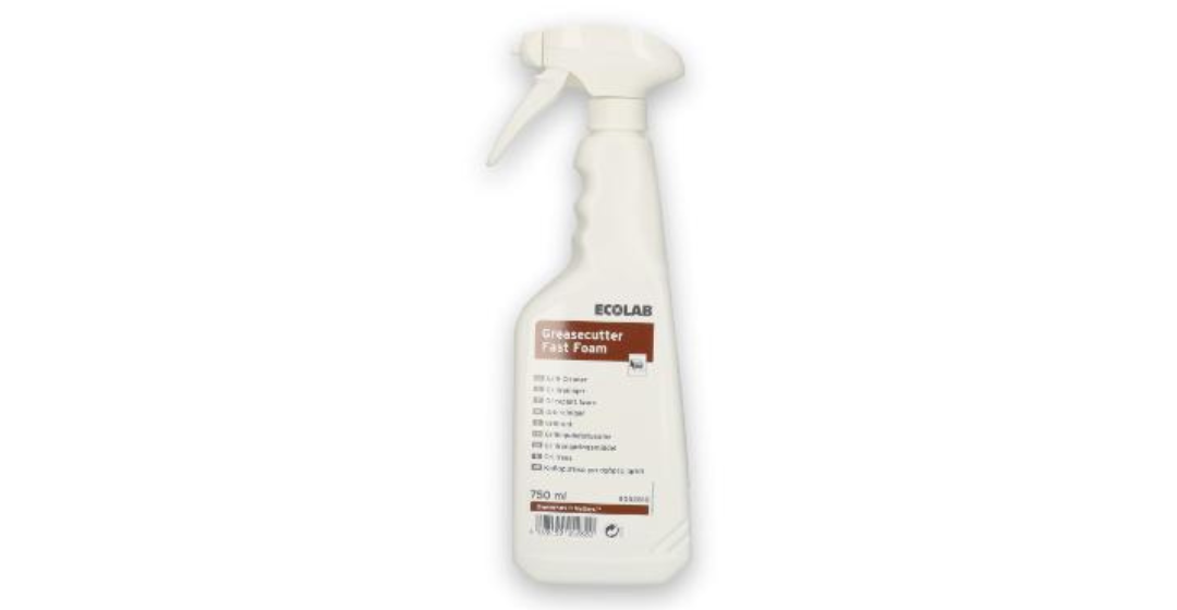 Ecolab Greasecutter Fast Foam | Oven/ Grillreiniger | 4 x 750 ml