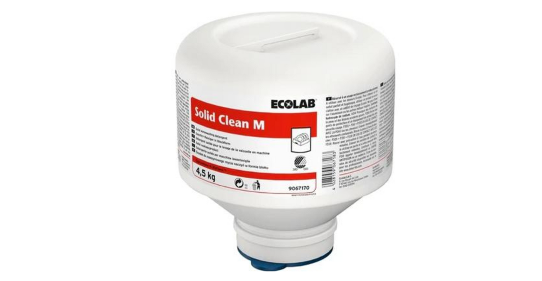 Ecolab Solid Clean M Vaatwasmiddel 4 x 4,5 kg | PureHygiene.nl