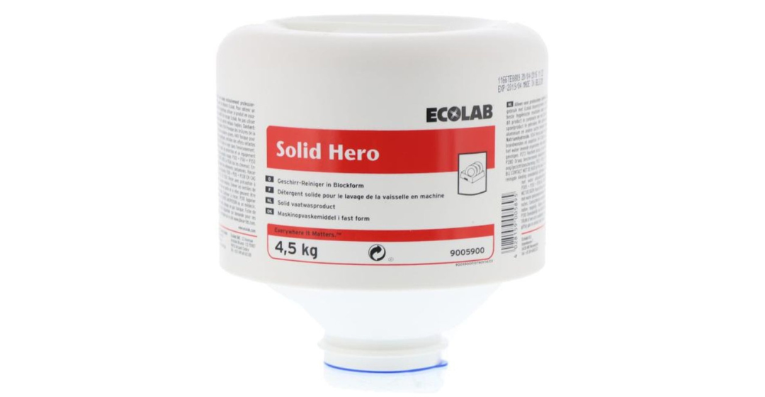 Ecolab Solid Hero Vaatwasmiddel 4 x 4,5 kg | PureHygiene.nl