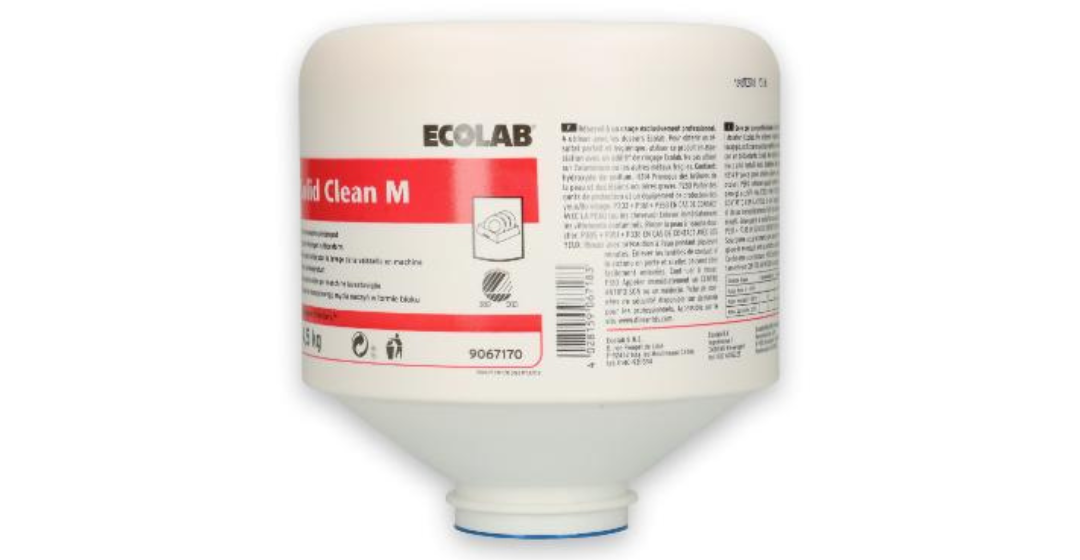 Ecolab Solid Clean M | Vaatwasmiddel | 4 x 4,5 kg - PureHygiene.nl